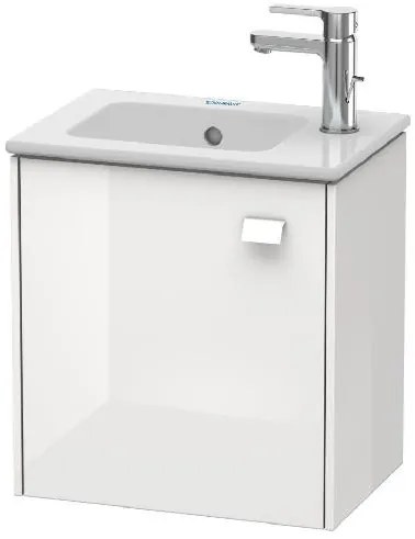 Duravit Brioso - Umyvadlová skříňka 442x420x289 mm, levá, 1 dvířka, lesklá bílá BR4000L2222