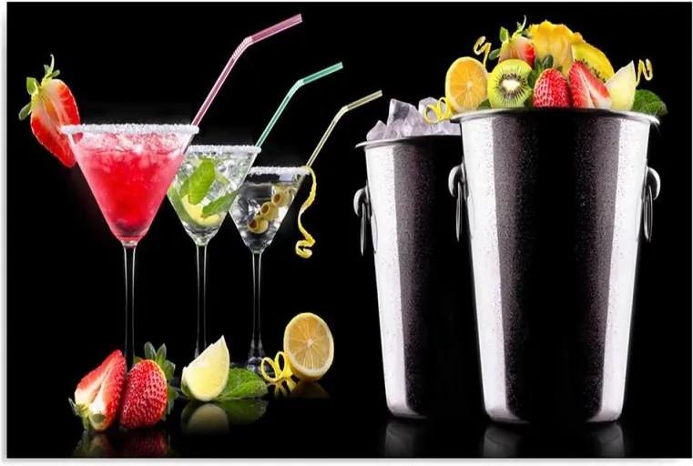 Obraz CARO - Drinks And Fruits 40x30 cm
