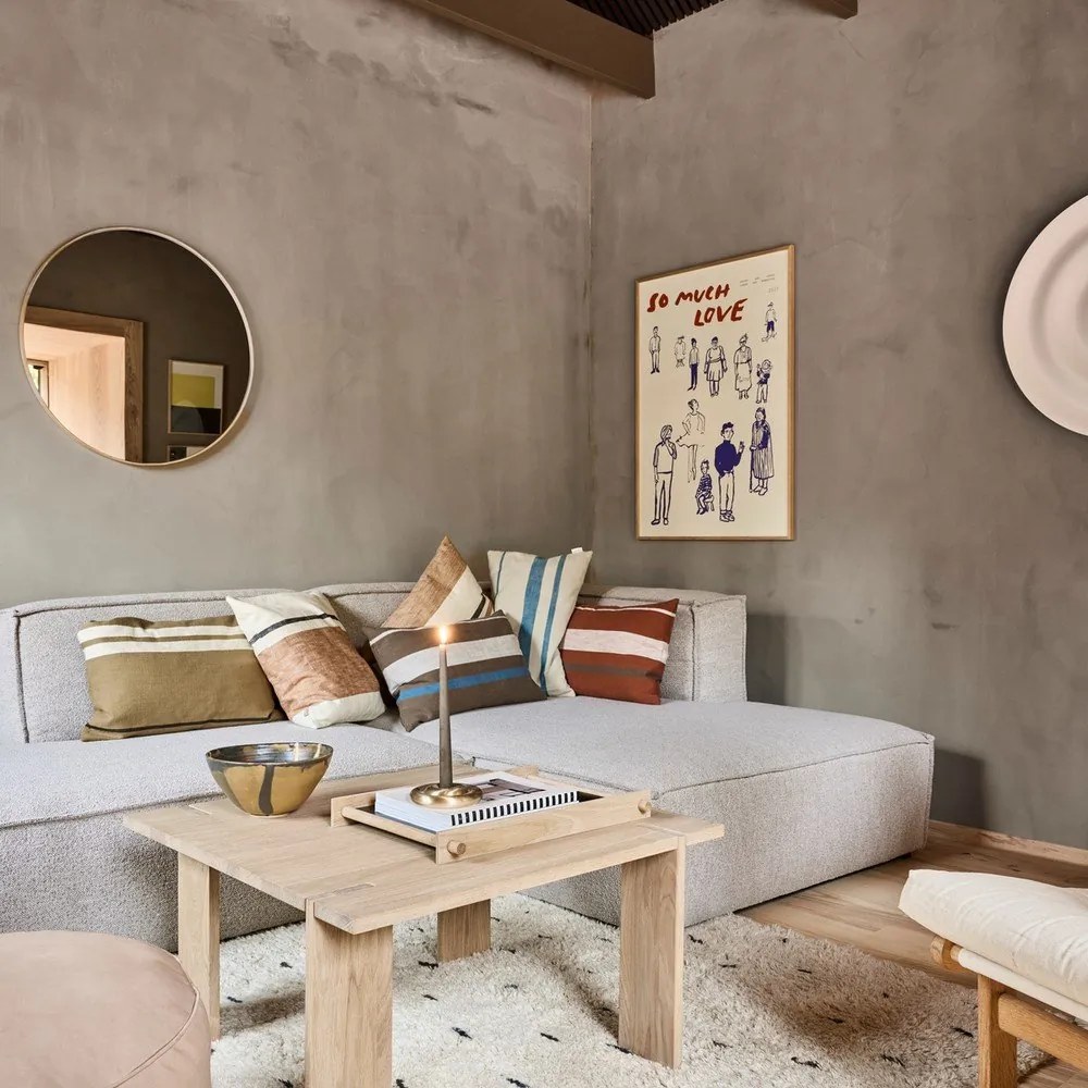 Konferenční stolek z dubového dřeva v přírodní barvě 75x75 cm Oy – OYOY Living Design