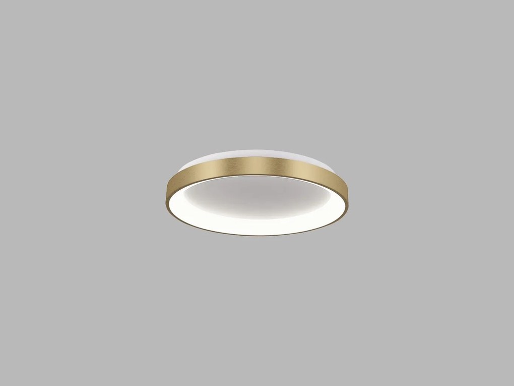 Led2 Stropní LED svítidlo BELLA SLIM ø 48 cm Barva: Zlatá, Teplota světla: 2700K/3000K/4000K, Stmívání, řízení: DALI/PUSH