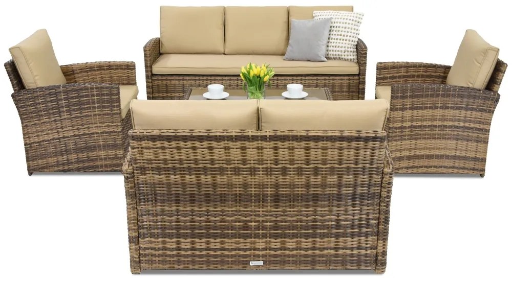 Zahradní nábytek Monaco Coffee 7 Garden Point hnědý