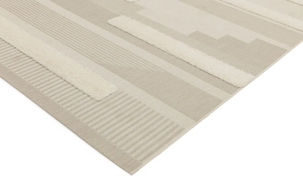 Tribeca Design Kusový koberec Mola Natural/Cream Geometric Rozměry: 160x230 cm