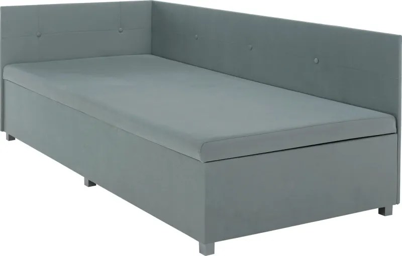 Válenda AURIA UNI 90x200 s úložným prostorem, mentolová Trinity 21 Kondela 0000395668
