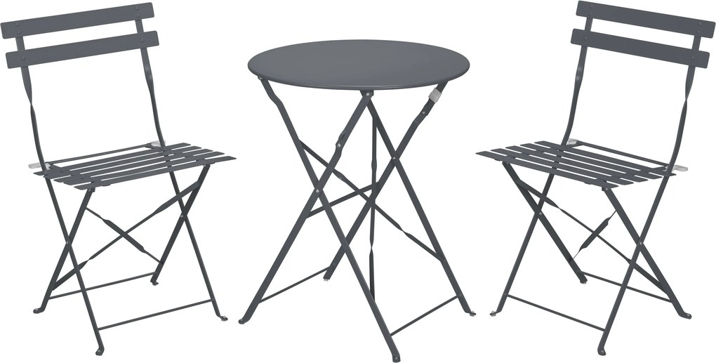 Livarno Home Bistro set, s toutovací funkcí. (antracitová)