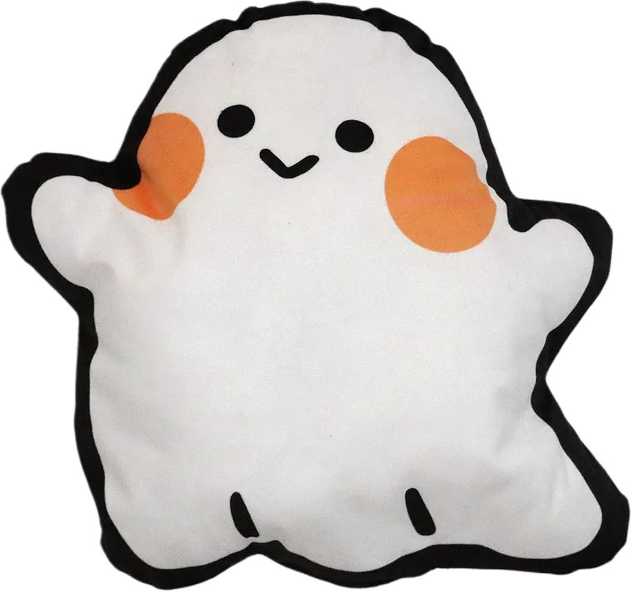 Sinsay - Halloweenský dekorativní polštář ve tvaru ducha - bílá