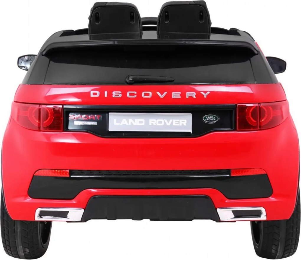 Ramiz Land Rover Discovery elektrické auto pro děti červené SUV + dálkové ovládání