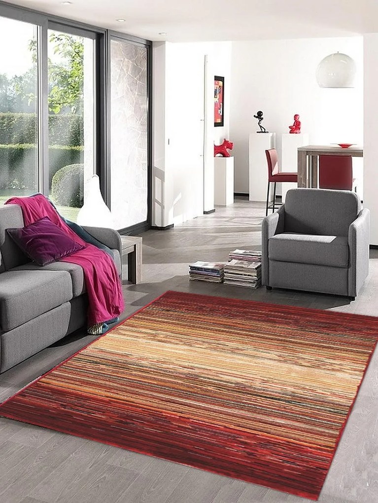 Spoltex koberce Liberec Kusový koberec Cambridge red/beige 5668 - 160x230 cm