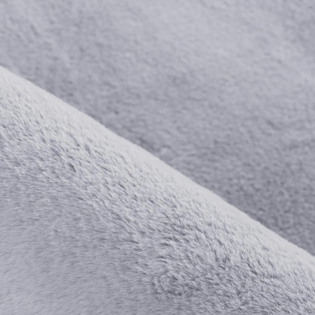 Ayyildiz Kusový koberec POUFFY 5100, Stříbrná Rozměr koberce: 140 x 200 cm