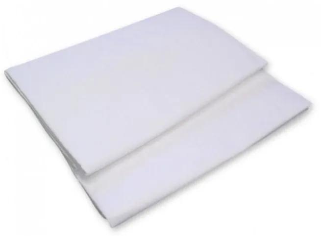 Bavlněné prostěradlo bílé plátěné 150x220