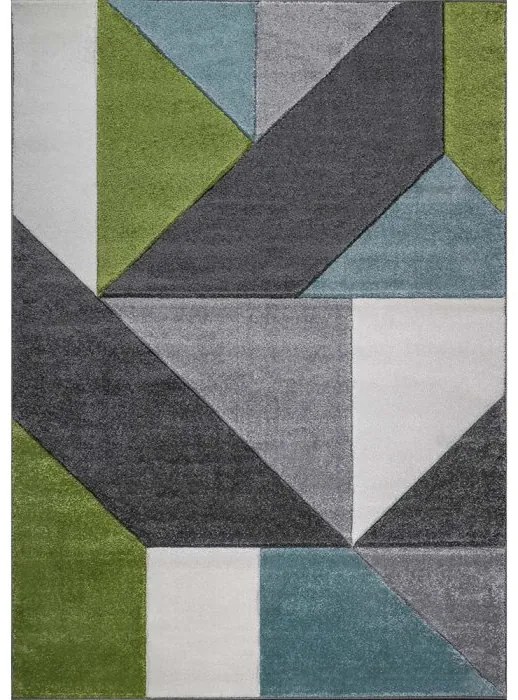 Kusový koberec Warner 4205A zelený Varianta: 60x110 cm