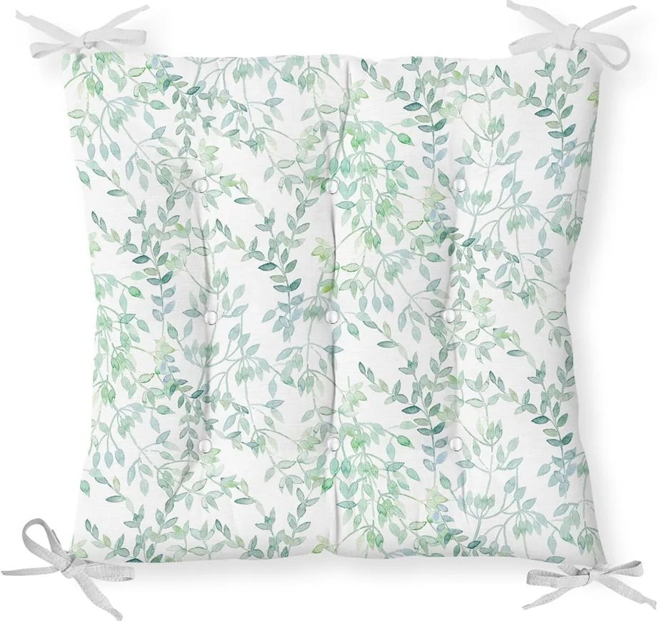 Podsedák s příměsí bavlny Minimalist Cushion Covers Delicate Greens, 40 x 40 cm