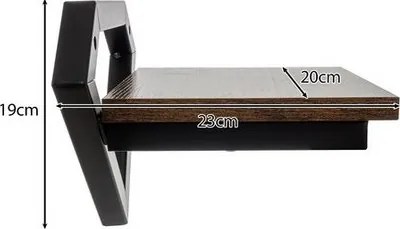 Závěsná nástěnná police Ruhhy 24253 ve stylu loft