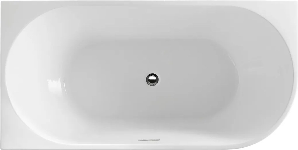 Aqualine Aqualine, TIBERA L volně stojící vana 140x70 cm, bílá, E1066