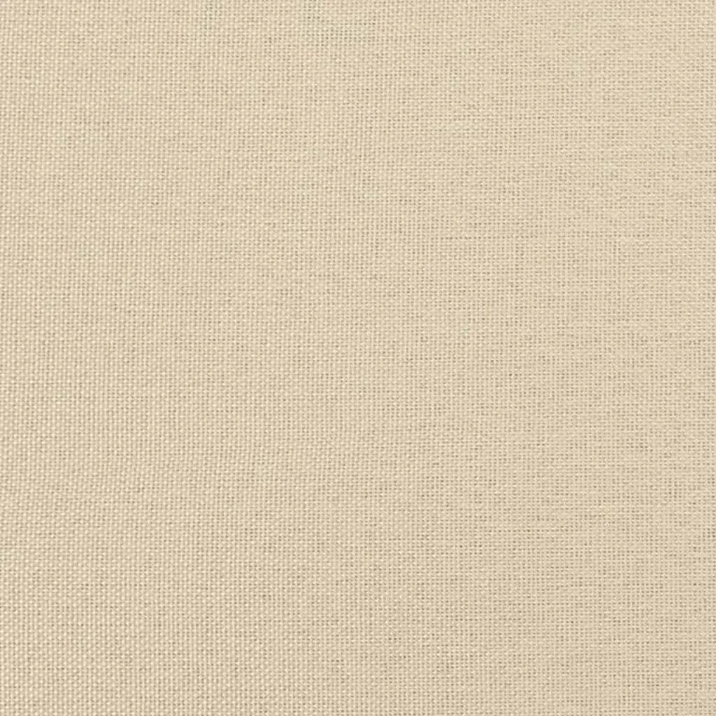 Masážní křeslo krémové textil 339101