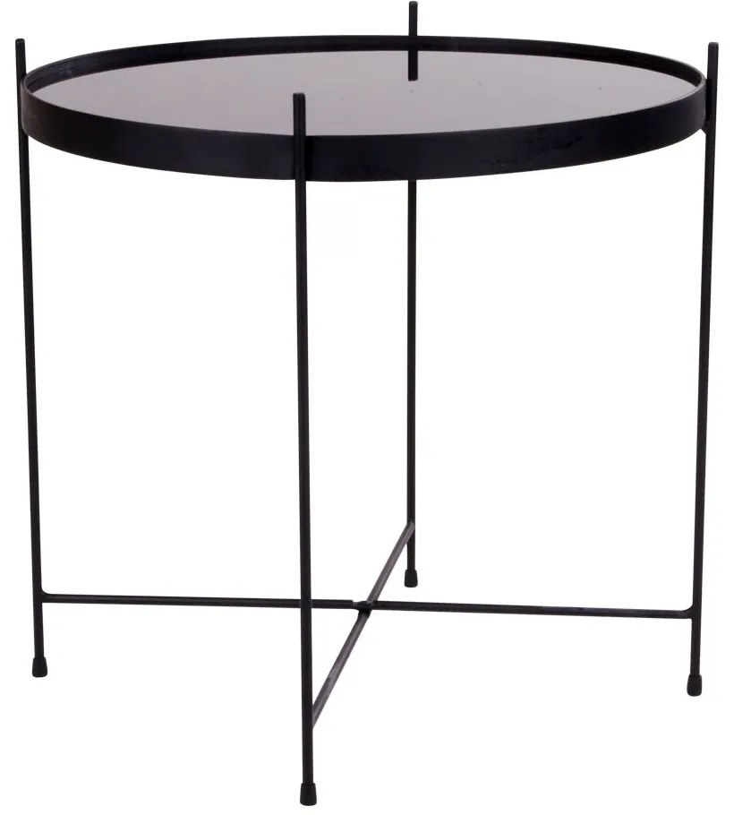 Černý konferenční stolek Mattr 48 cm