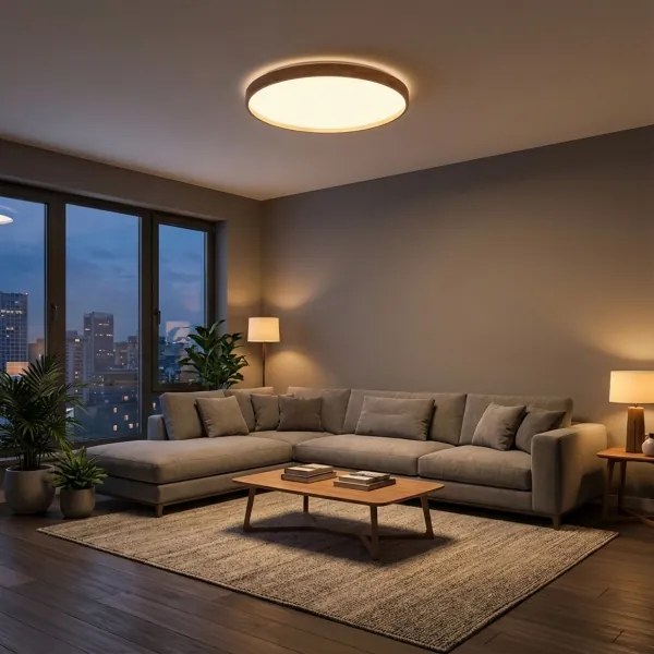 BRILAGI -LED Stmívatelné svítidlo ALSON LED/72W/230V 3000-6500K dub pr. 78 cm+DO