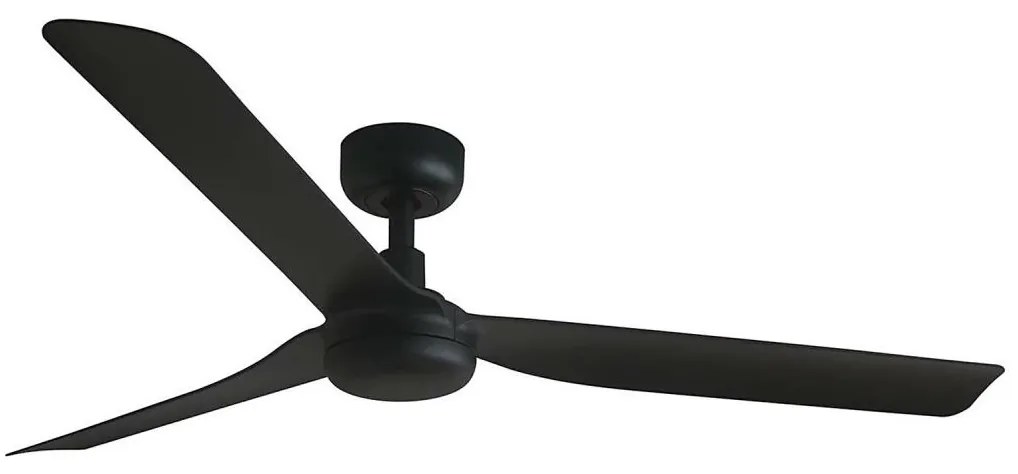 FARO Barcelona FARO 33815WT - Stropní ventilátor PUNT M černá pr. 132 cm WT + dálkové ovládání 33815T