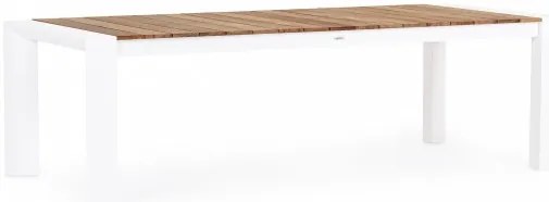 BIZZOTTO rozkládací zahradní stůl CAMERON 253/319/384x100 cm bílý 0663381