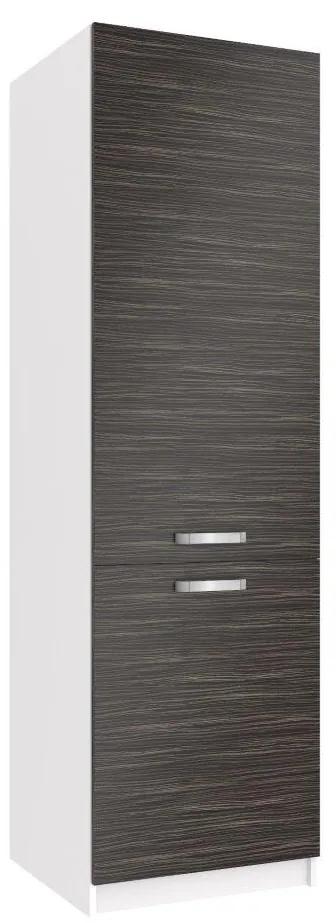 Vysoká kuchyňská skříňka Belini na vestavnou lednici 60 cm královský eben  TOR SSL60/1/WT/HK/0/U