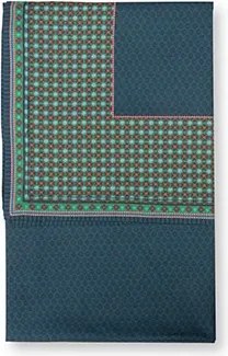 Pip Studio Berry Blues bavlněný ubrus 150 x 300 cm - modrý (Kvalitní modrý bavlněný ubrus)