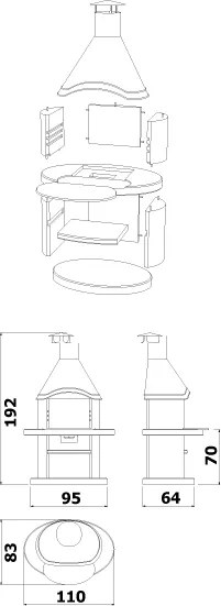 Norman Arcus Exclusiv zahradní krb