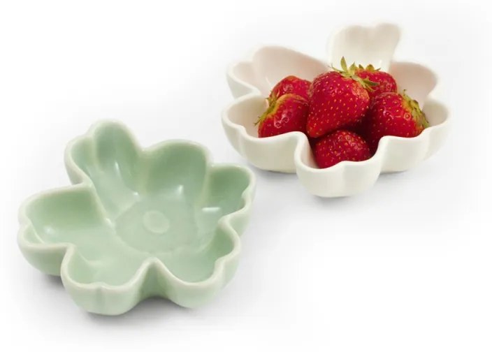 Set misek Unikko 11cm, 2ks, 60. výročí / bílo-zelený