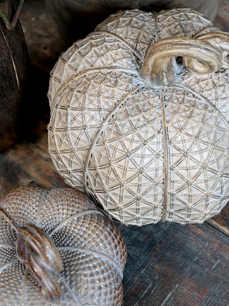 Mocca antik dekorace dýně Pumpkin antique M - Ø 14*13 cm
