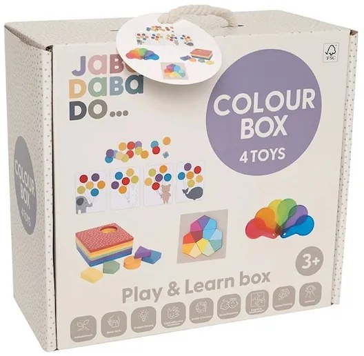 Jabadabado Play and Learn box Barvy 3+