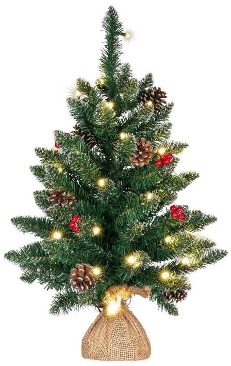 Nexos  65866 Vánoční stromek s osvětlením - 60 cm, 30 LED
