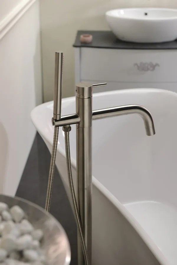Sapho Sapho, MINIMAL podomítková sprchová baterie, 1 výstup, nerez mat, MI041