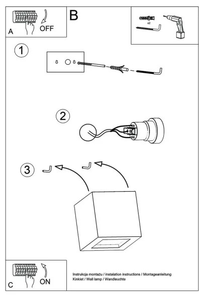 Sollux SL.0005 - Nástěnné svítidlo LEO 1xE27/60W/230V bílá