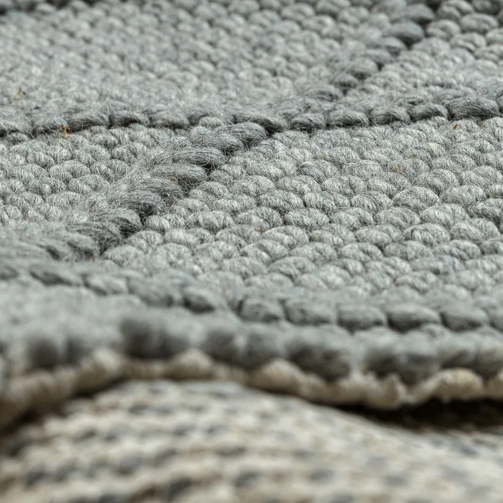 Dywany Łuszczów, Kusový koberec Tahar 99001G grey, 90x150, šedá, ložnice