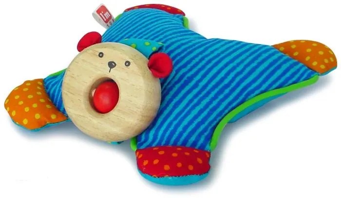 Medvídek s dřevěnou hlavičkou, Textilní hračka