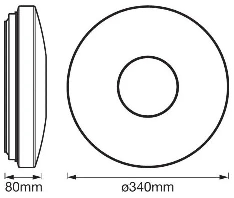 Ledvance - LED RGBW Stmívatelné stropní svítidlo SMART+ KITE LED/18W/230V Wi-Fi