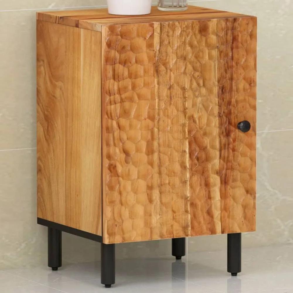 Petromila Koupelnová skříňka 38 x 33 x 58 cm masivní akáciové dřevo
