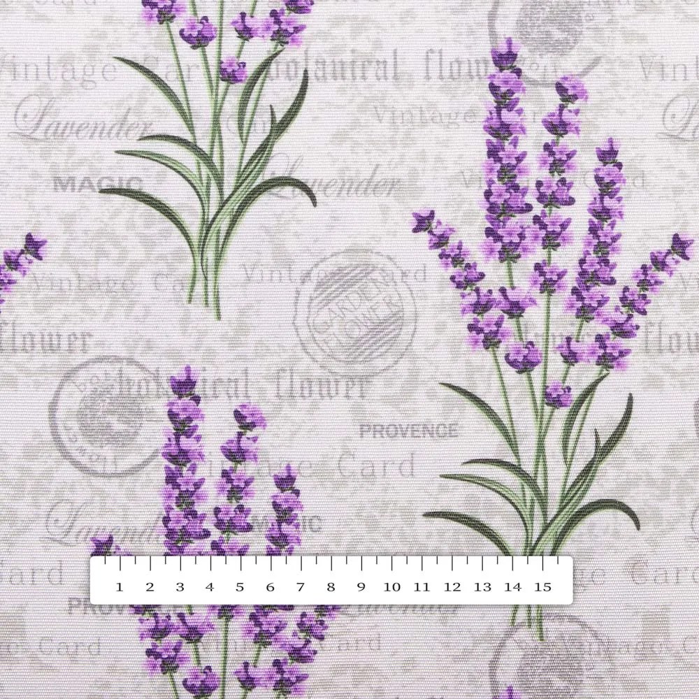 Biante Dekorační běhoun na stůl PML-033 Provence levandule 45x160 cm