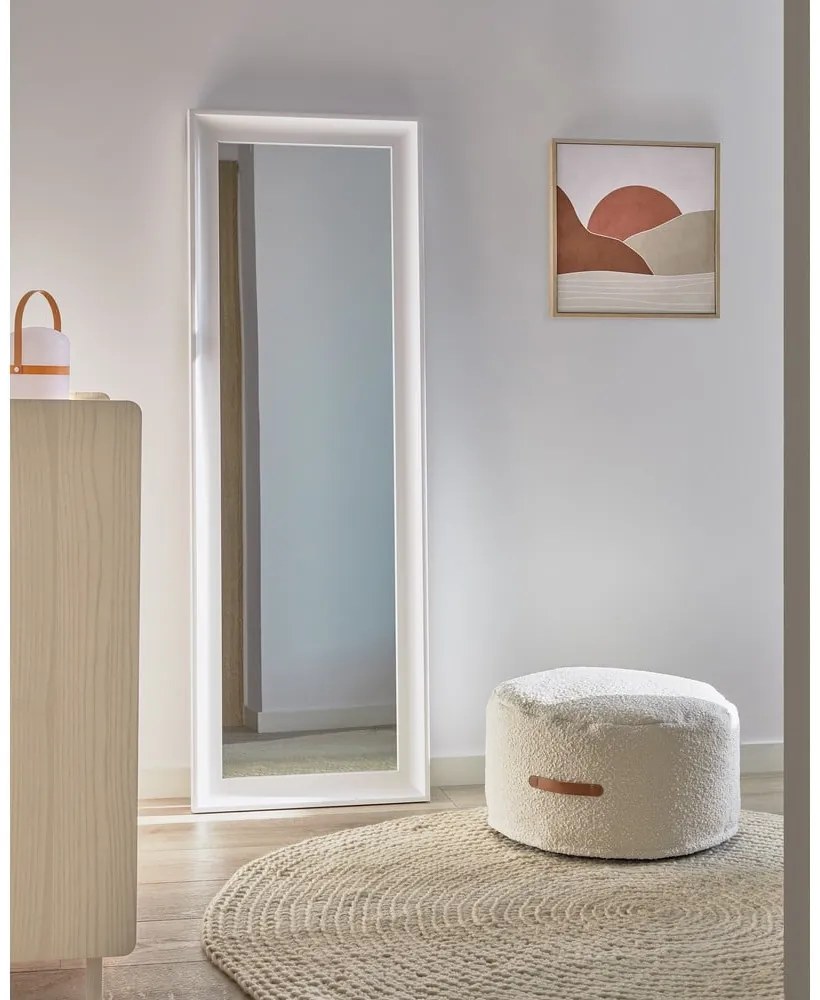 Bílý sedací vak Adara – Kave Home