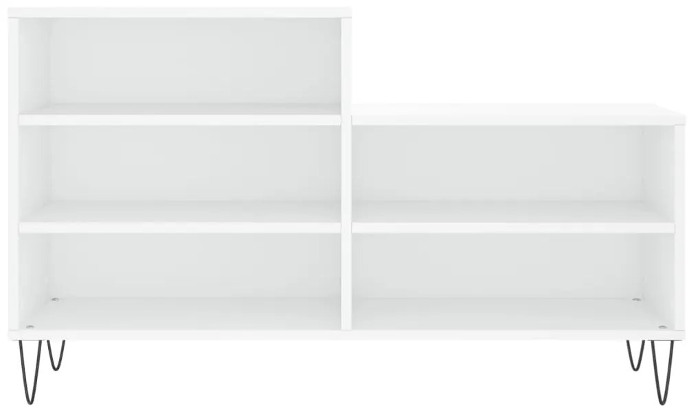 Botník bílý 102x36x60 cm kompozitní dřevo - Default Title