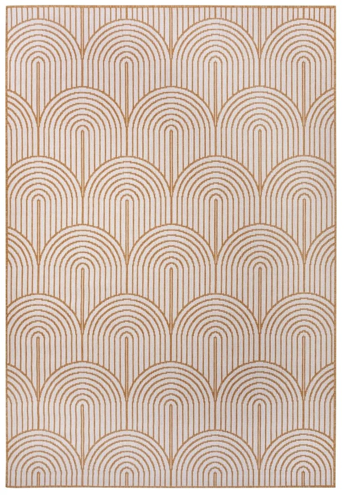 Hanse Home, Kusový koberec Pangli 105849 Ochre – na ven i na doma, 80x150, žlutá, chodba / předsíň