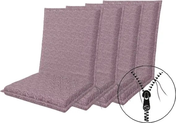 Doppler ART 4043 - set 4 ks polstrů na křeslo s nízkým opěradlem