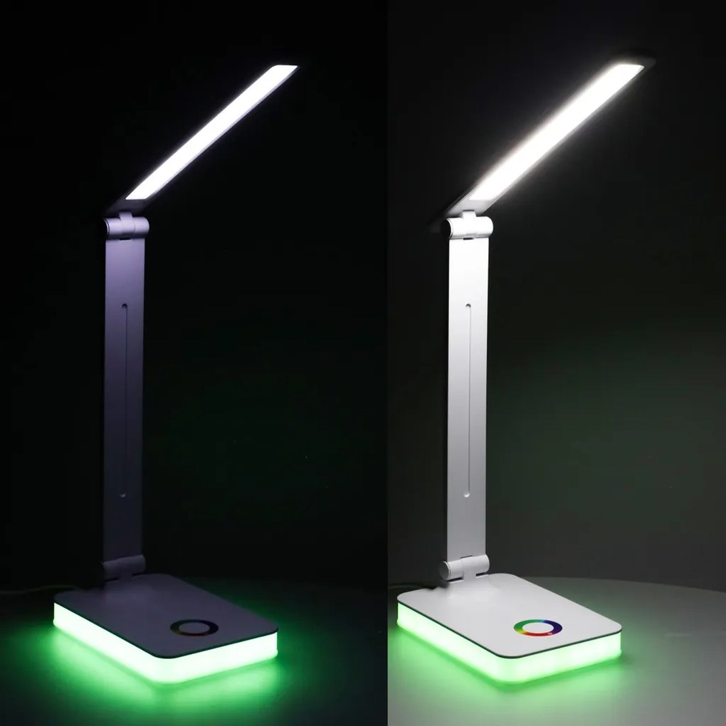 Creative Corner Stolní lampa LED USB s dotykovým ovládáním osvětlení RGB