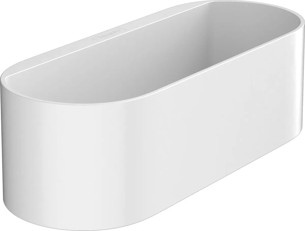 Hansgrohe WallStoris, odkládací polička hluboká, bílá matná, HAN-27912700