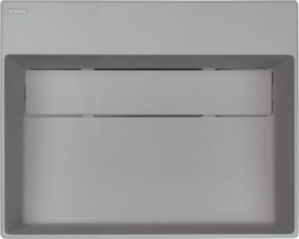Deante Correo, granitové umyvadlo na desku 500x400x130 mm, šedá, DEA-CQR_SU5M