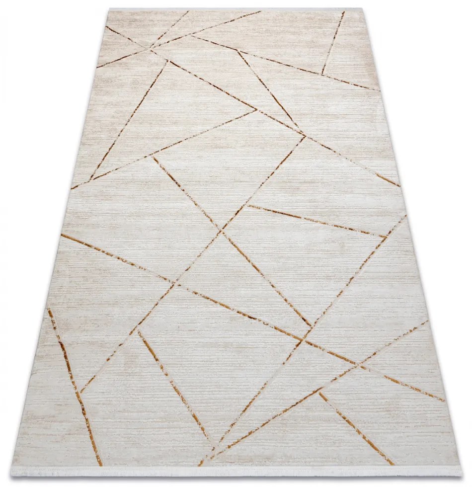 Kusový koberec Monira zlatokrémový 160x220cm