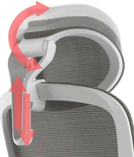 MERCURY Ergonomická kancelářská židle UNO - světle šedá síťovina
