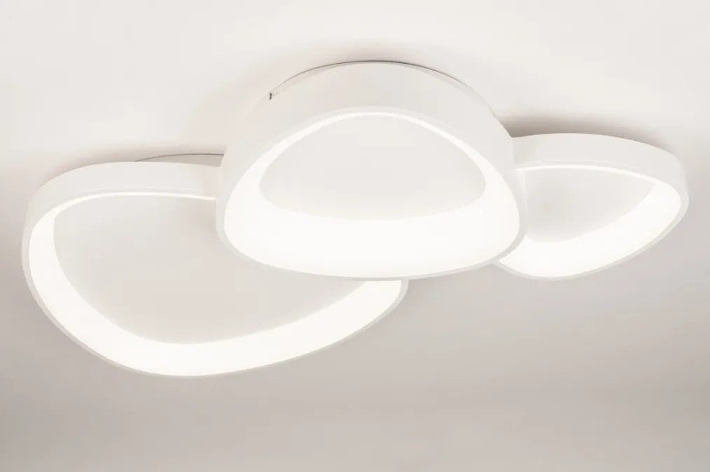 Stropní designové LED svítidlo Organic White 90