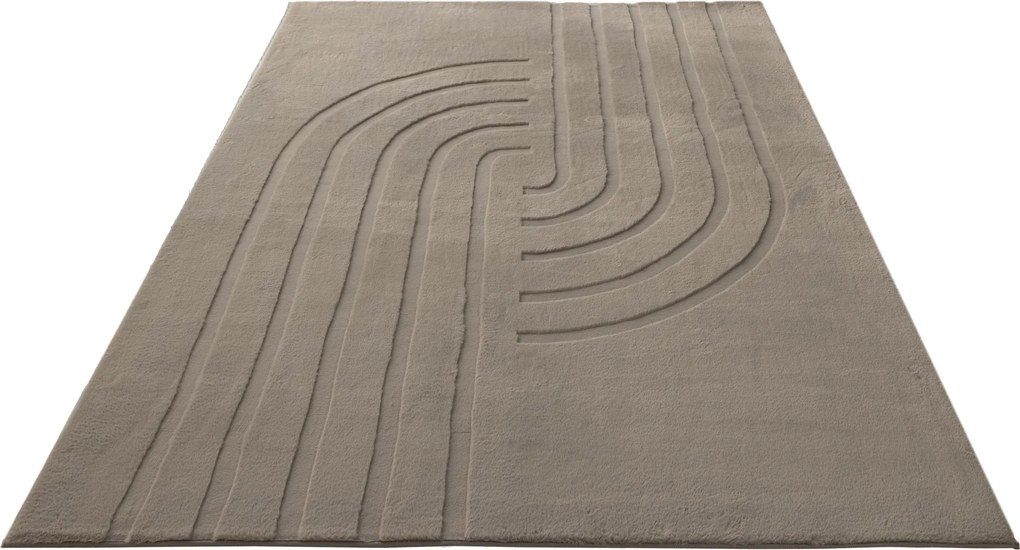 Obsession, Kusový koberec Zen Deluxe 700 Taupe, 80x150, hnědá, ložnice