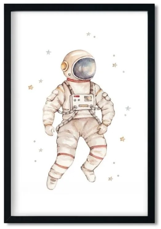 Plakát na stěnu do dětského pokoje ASTRONAUT Rozměr: 30 x 40 cm