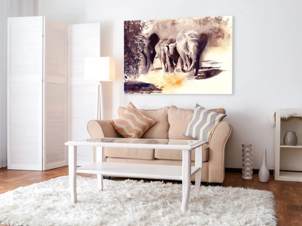 Obraz Akvareloví sloni