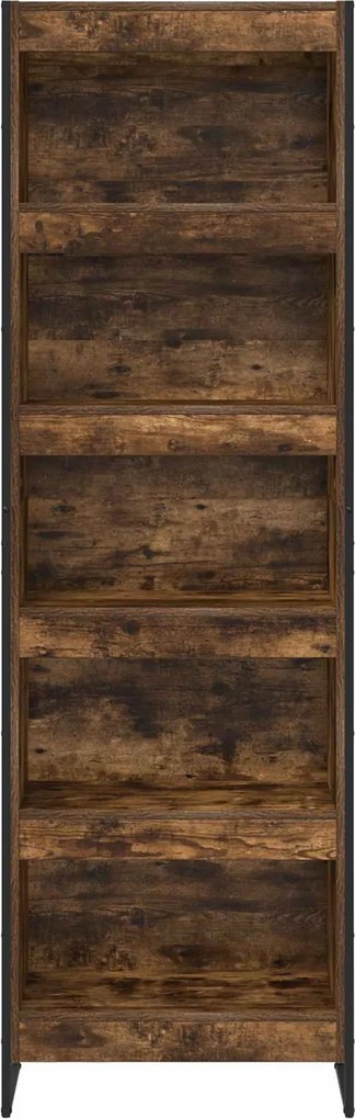 Knihovna 60 x 30 x 189,5 cm Kompozitní dřevo Kouřový dub 3403000
